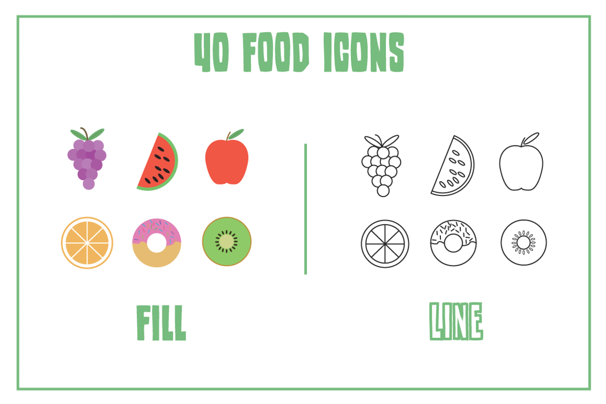 Food Icons, an Icon by UIBeacon