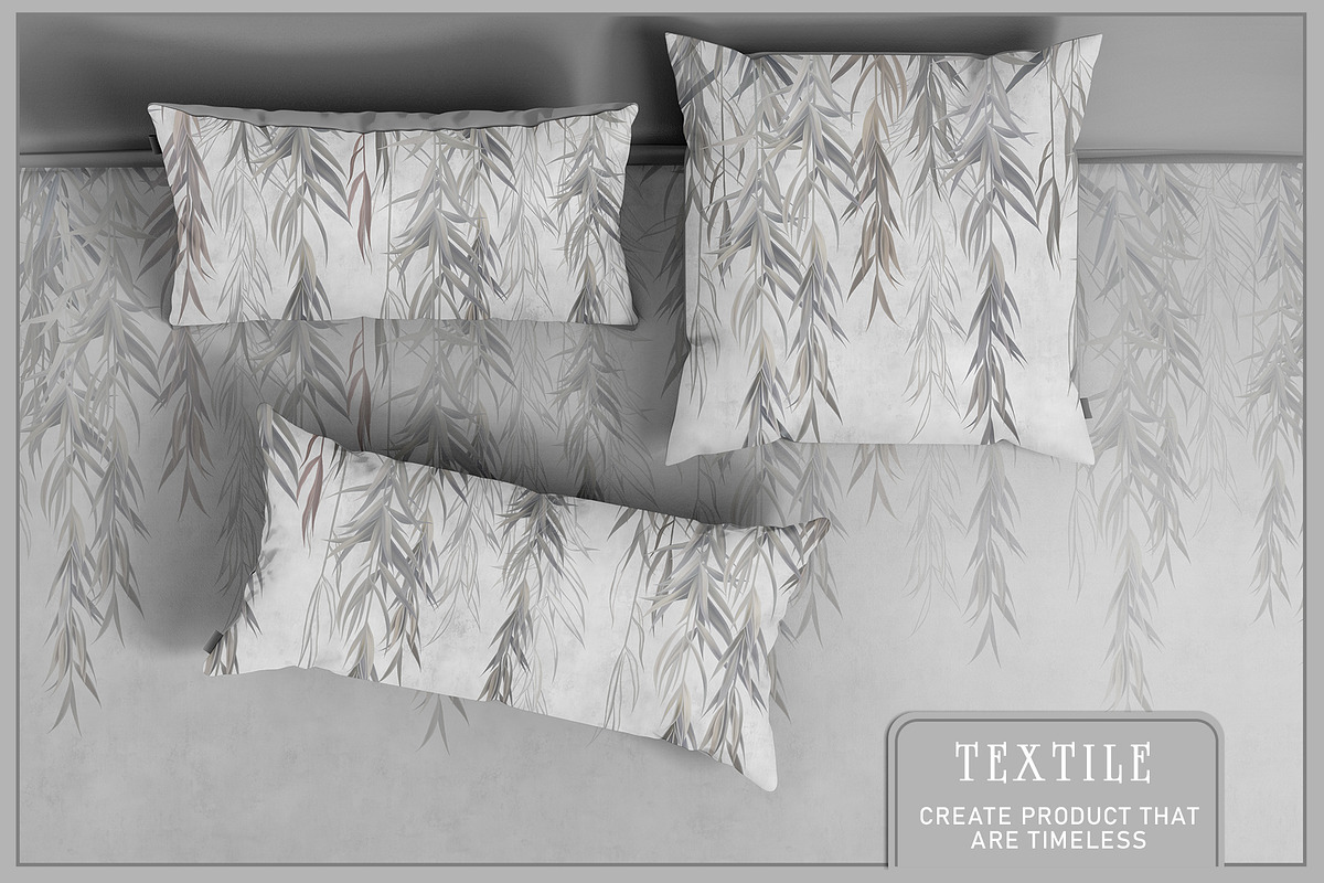 Fresco collection "Willow rain"