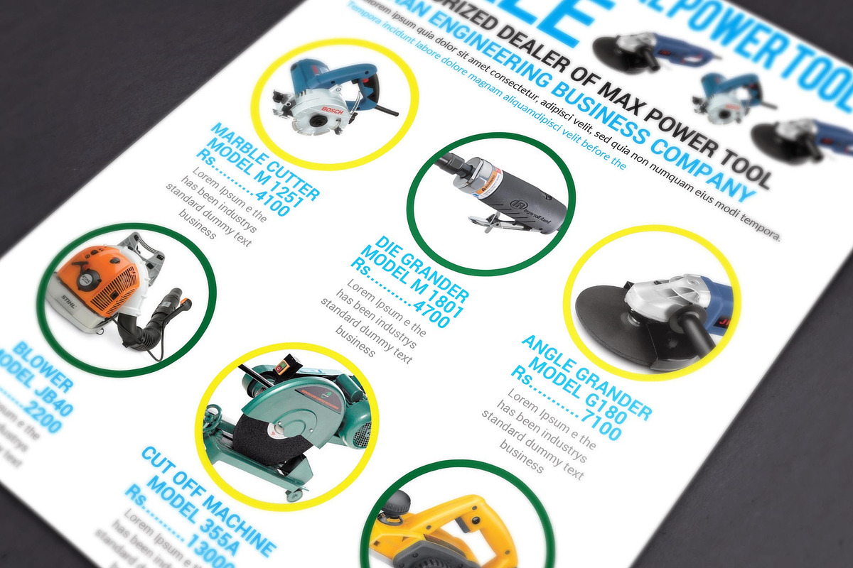 Tool Flyer, a Flyer Template by graphicforest