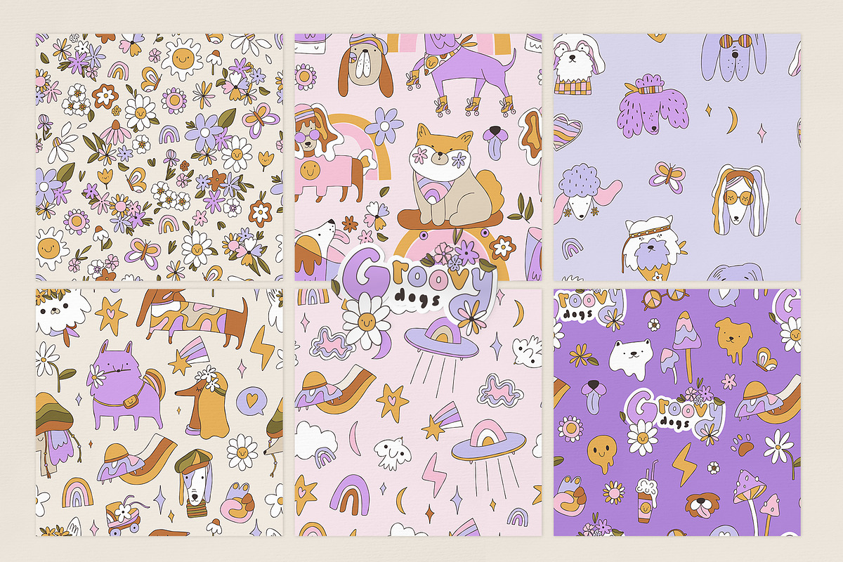 Groovy dogs collection by Avdnadi