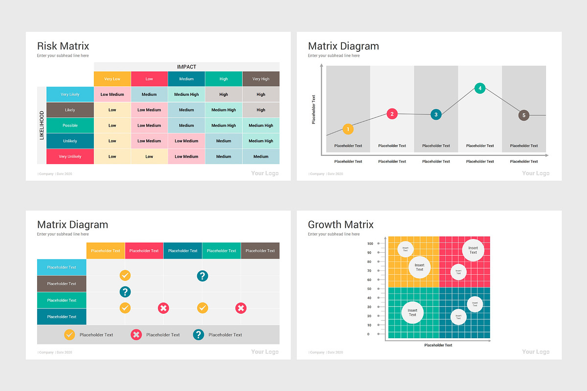 Matrix Diagrams PowerPoint Template