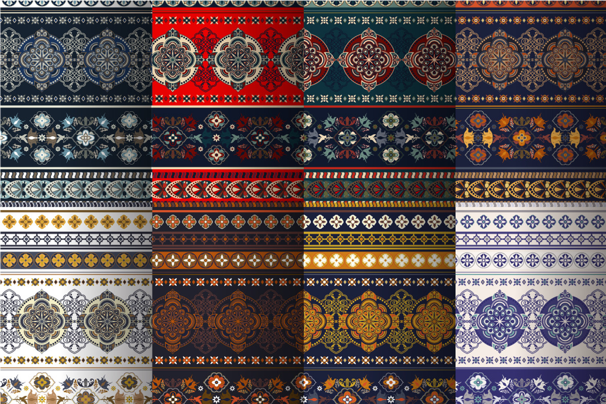 8 Geometric Ethnic Patterns, a Pattern Graphic by Sunny_Lion
