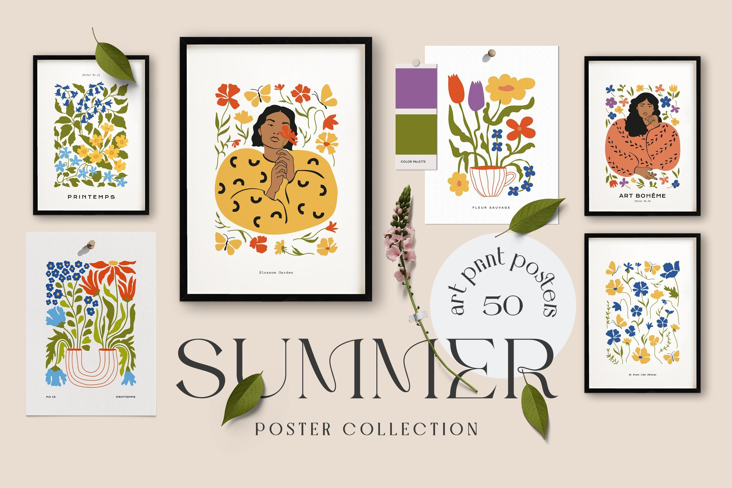 Summer Portraits Prints Posters