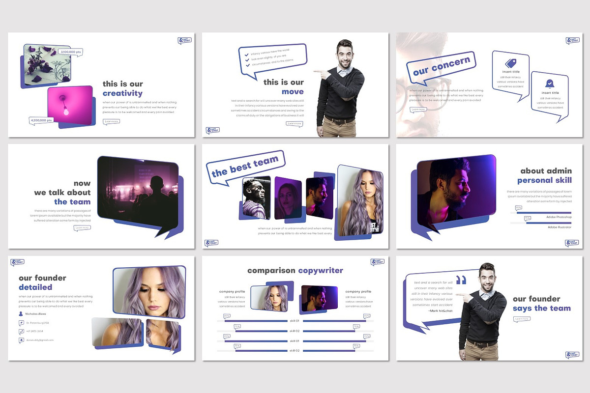 Chit & Chat - Google Slides Template, a Presentation Template by ...