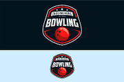Bowling logo vector design, a Branding & Logo Template by jundio studio