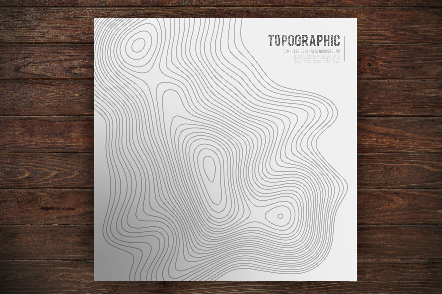 Topographic map vector EPS 10., a Texture Graphic by RDShop