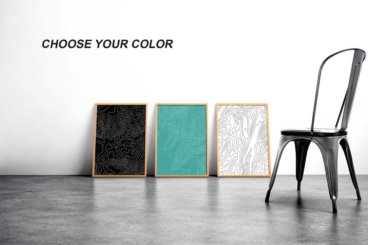 Topographic maps 2, a Texture Graphic by Lina_Lisichka