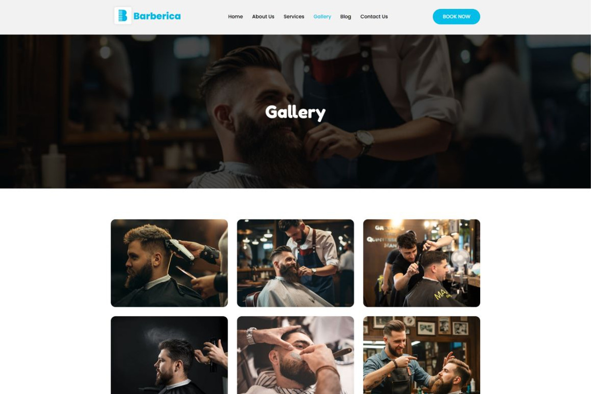 Barberica - Hair Salons Elementor Kit