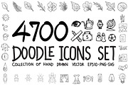 4700 Hand Drawn doodle Icons, an Outline Icon by TKDoodle