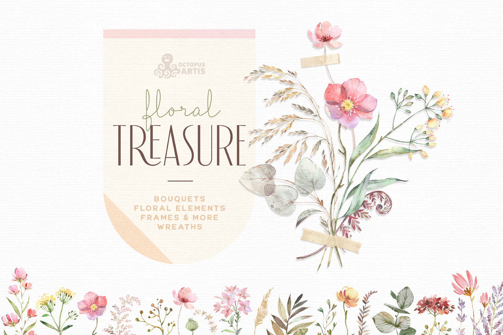 Floral Treasure. Gentle Collection, an Illustration by OctopusArtis