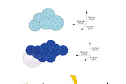 DIY Weather 3D model template, a Templates & Theme by PolyFish