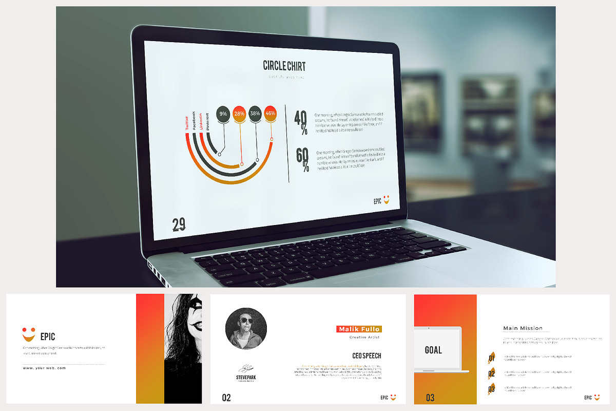 Epic Powerpoint Template, a Presentation Template by ZAAS