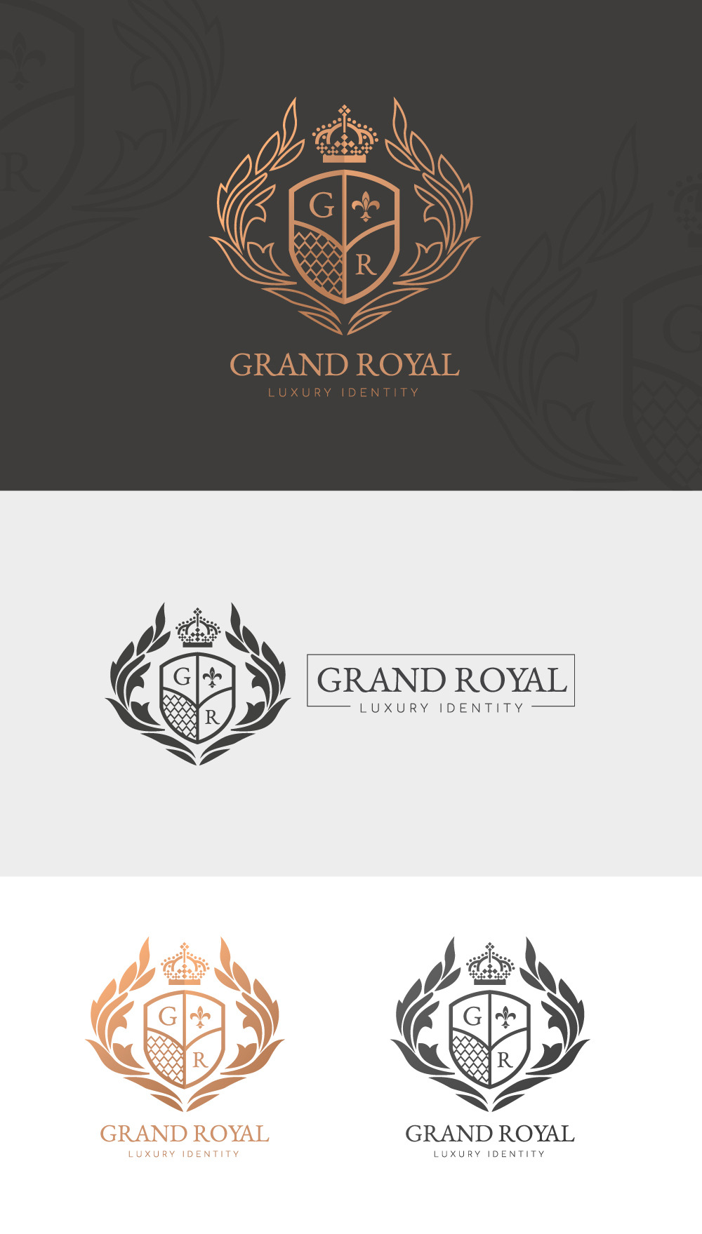 Grand Royal Luxury Logo, a Branding & Logo Template by Vectorwins ...