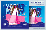 Yacht party Flyer Template, a Flyer Template by Satgur Graphic Design