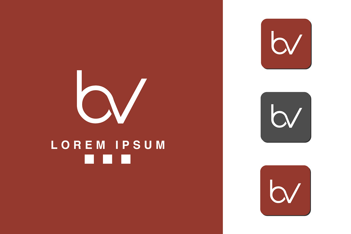 BV Abstract Logo Design., a Branding & Logo Template by art_creater ...