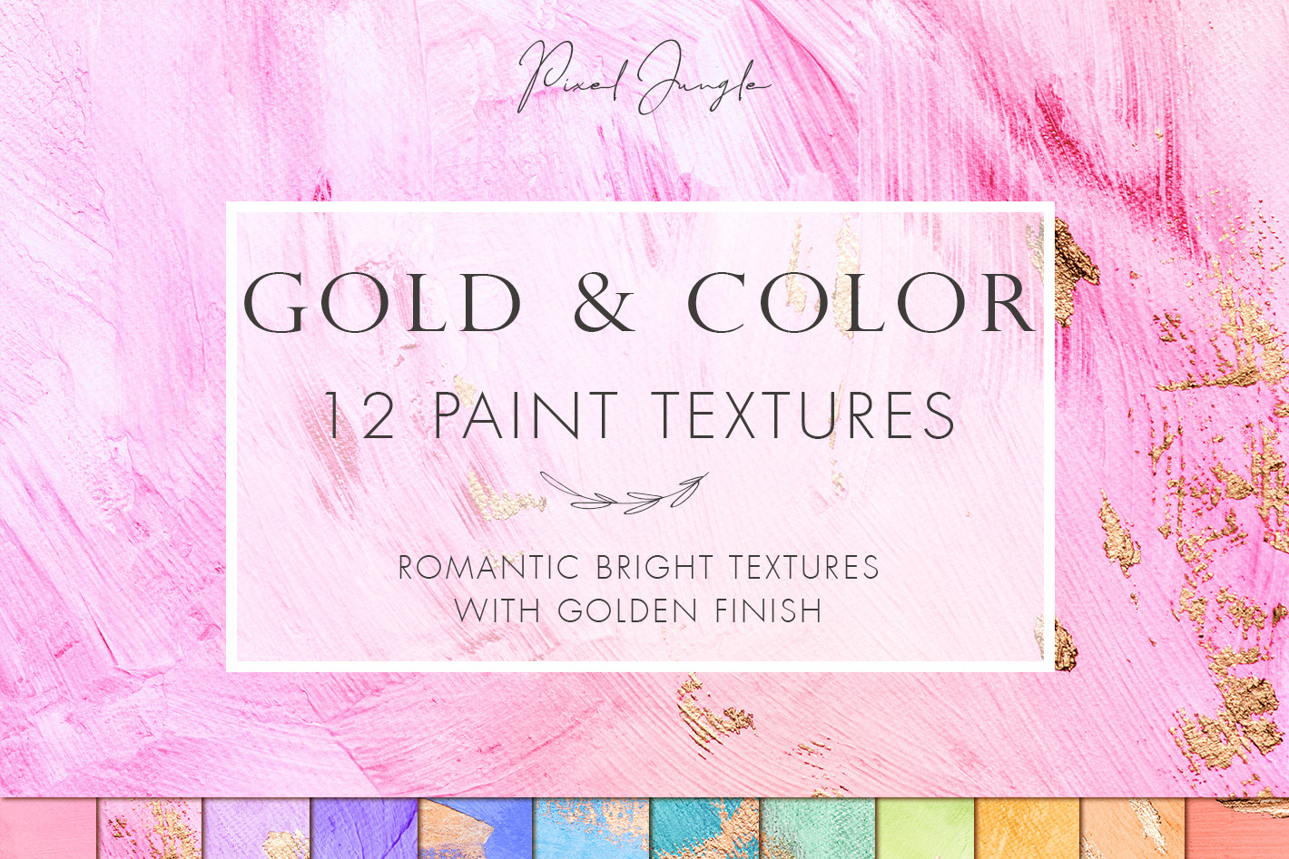 Acrylic paint textures with gold, a Texture Graphic by PixelJungle