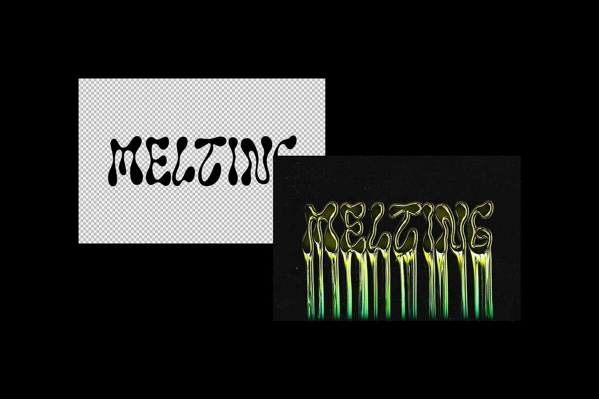 Melted Plasma Text Effect, a Layer Style Add-On by Design Squad