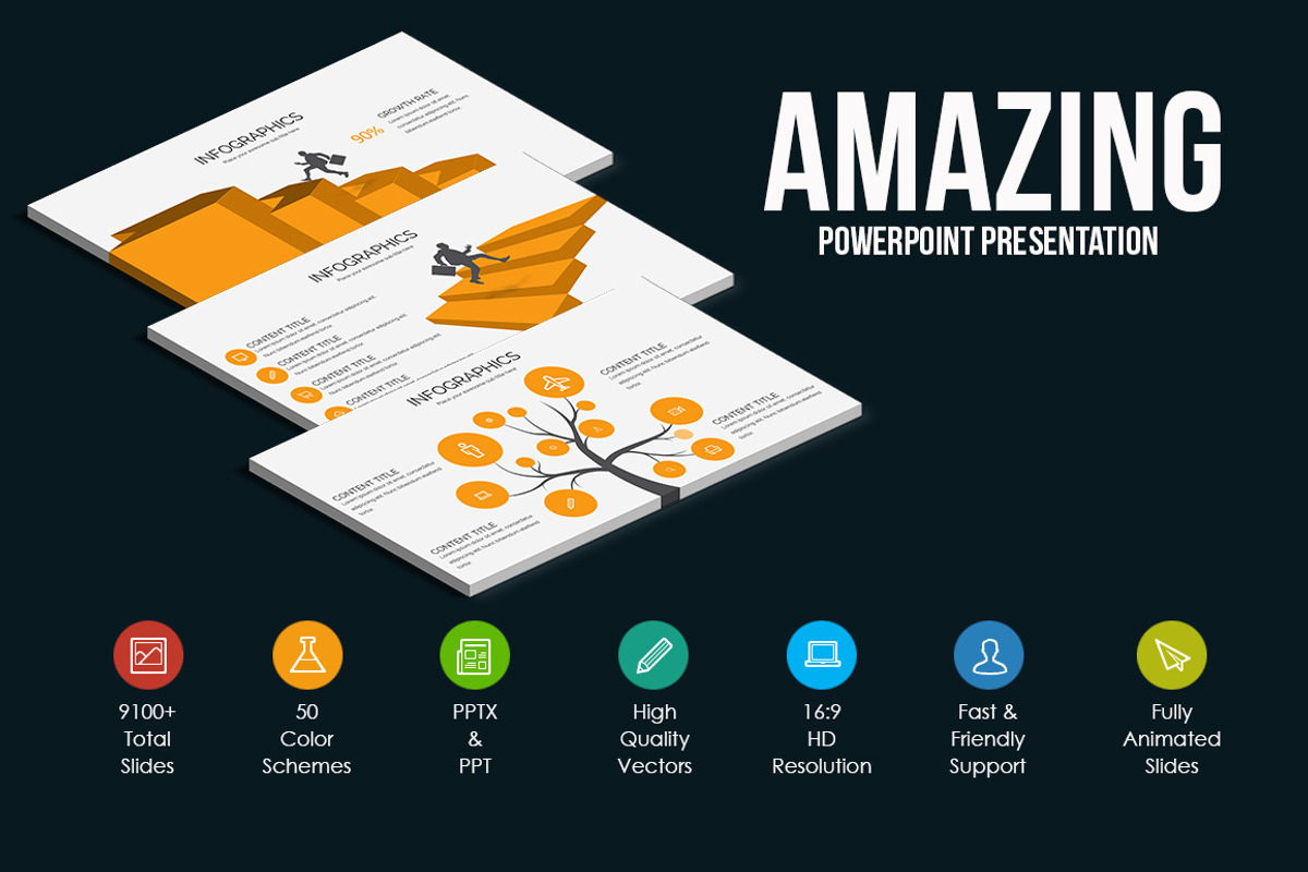 Amazing Powerpoint Template, a Presentation Template by Creative Slides