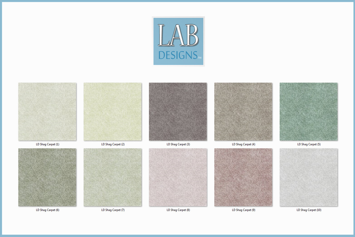 20 Seamless Shag Carpet Textures, a Texture Graphic by Lab Designs