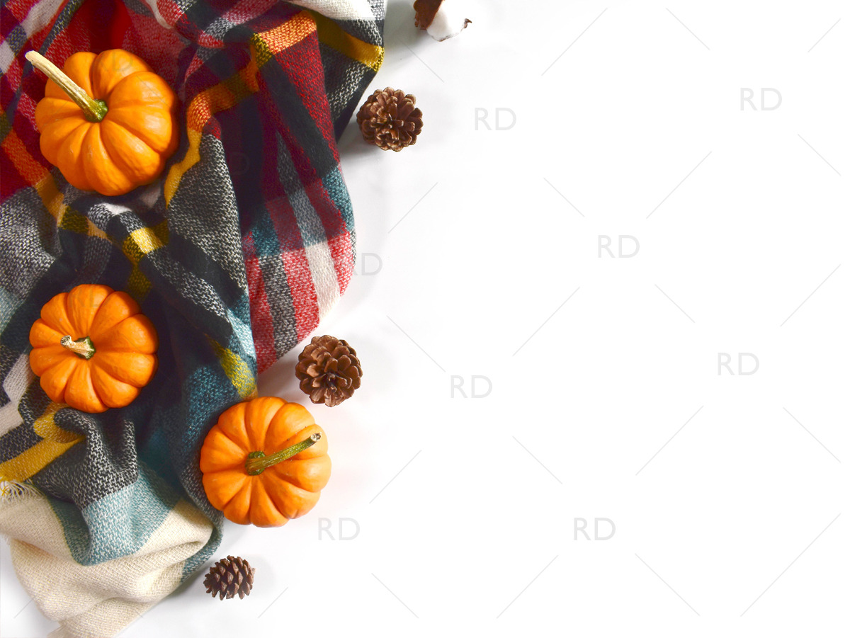 Fall Autumn Themed Desk Stock Photo, a Product Mockup by RissDesign