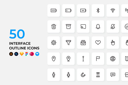 1000+ Epic Outline icons | Outline Icons ~ Creative Market