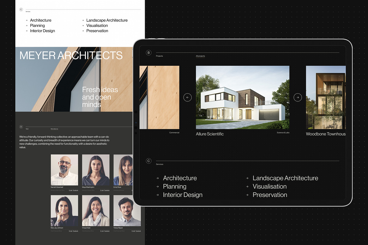 MA — Architecture Figma Template