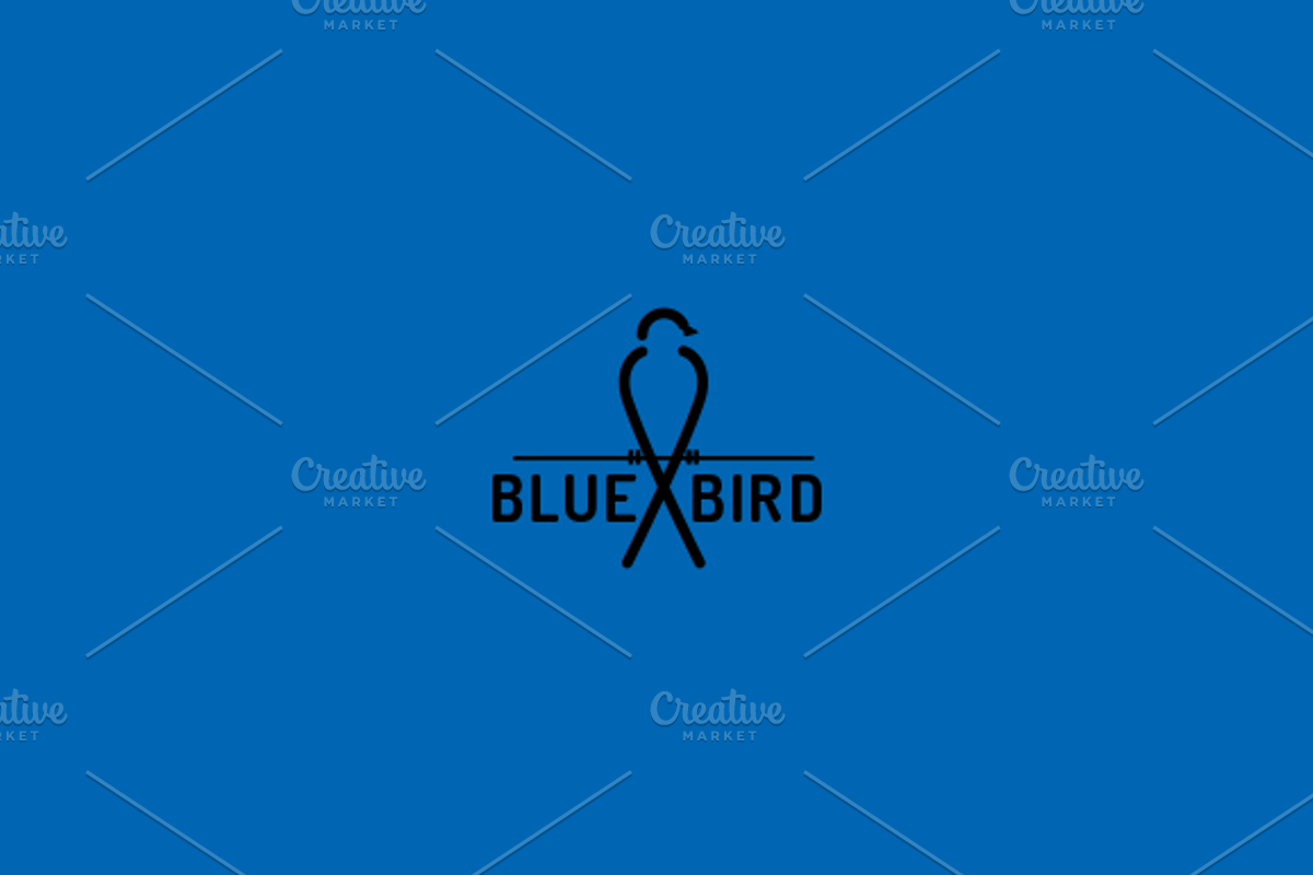 BlueBird_logo, a Branding & Logo Template by NiklancerShop