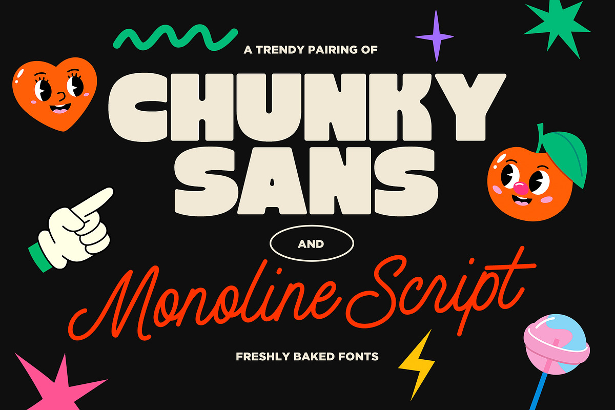Bold Souls Font Duo, a Sans Serif Font by Sam Parrett