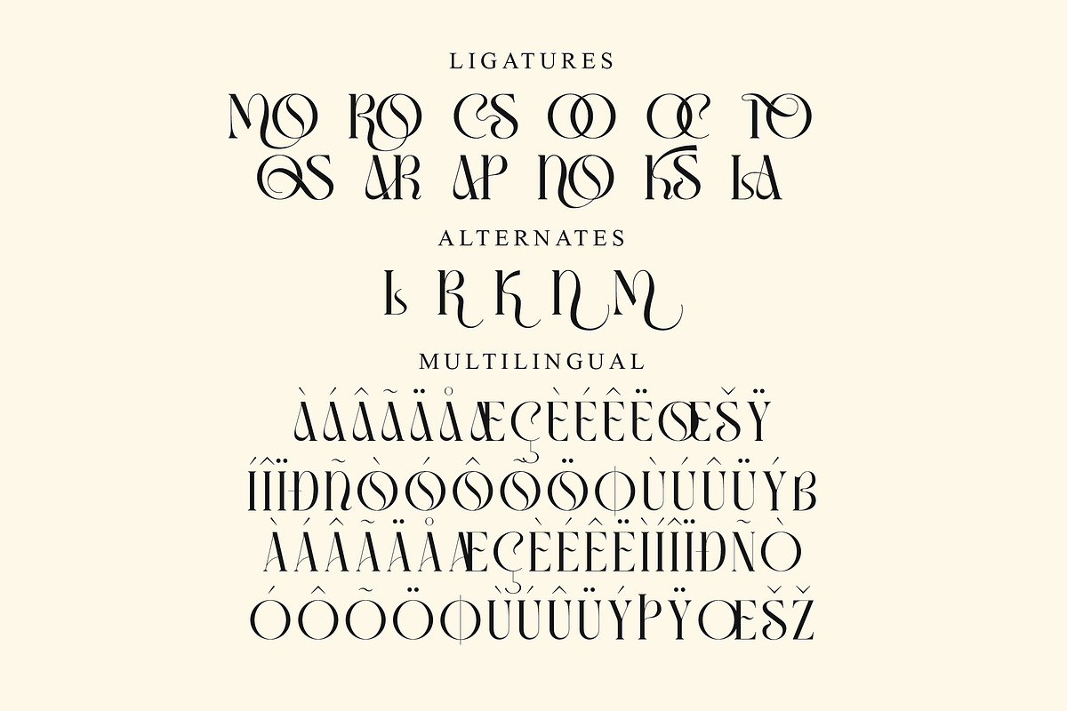 Glamora Stylish Display Font, a Serif Font by Storytype Studio