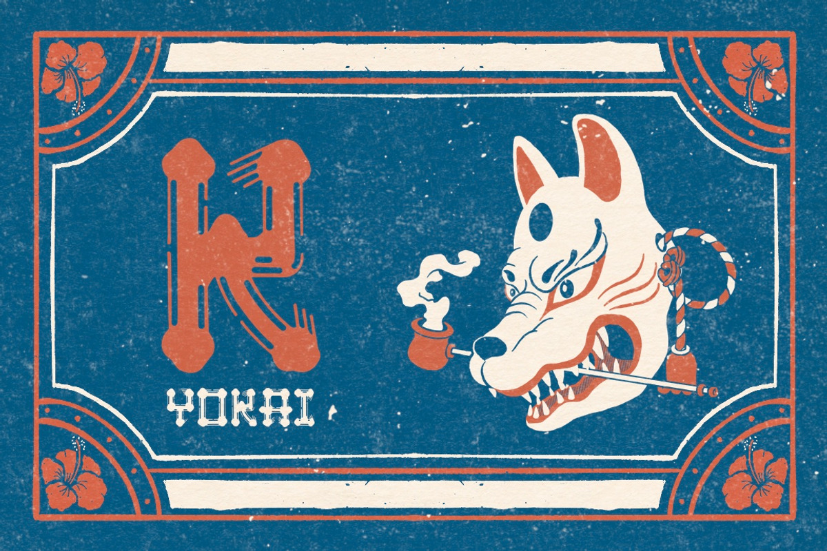 Kitsune Font, a Font by Kreasi Malam