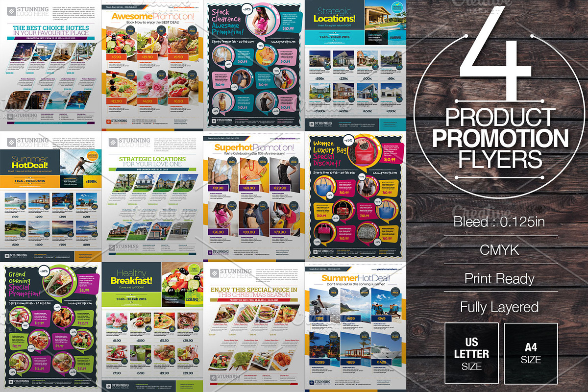 Product Promotion Flyer Bundle, a Flyer Template by KitCreativeStudio2