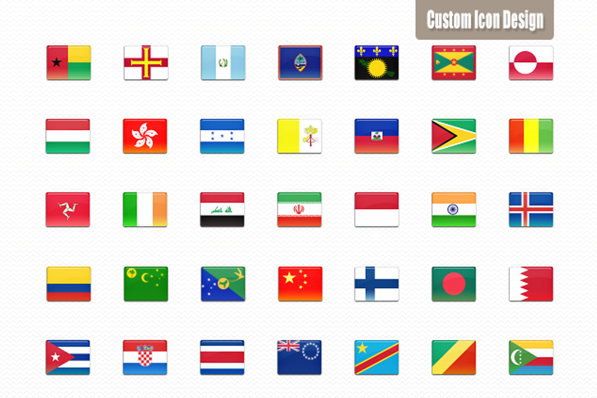 All-in-one Country Flag Icon Set