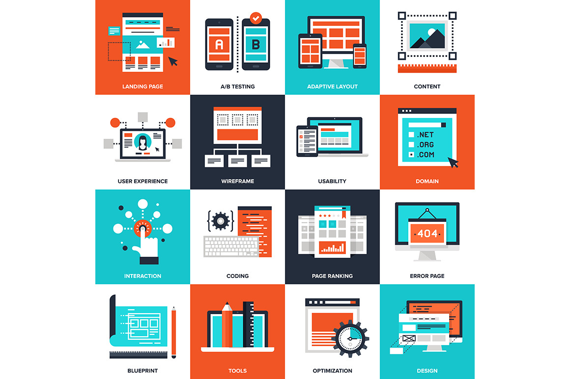 Web Development, an Outline Icon by vasabii