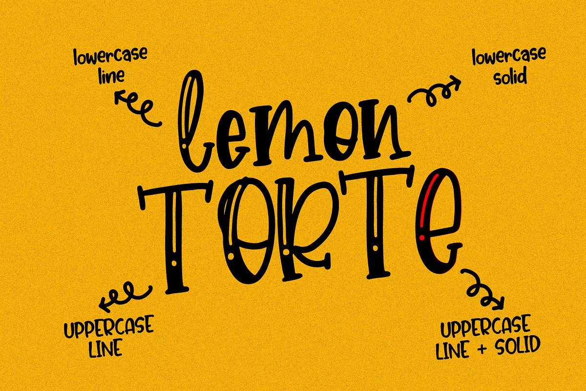 Lemon Torte - Crafty Font Duo, a Font by Dm Studio