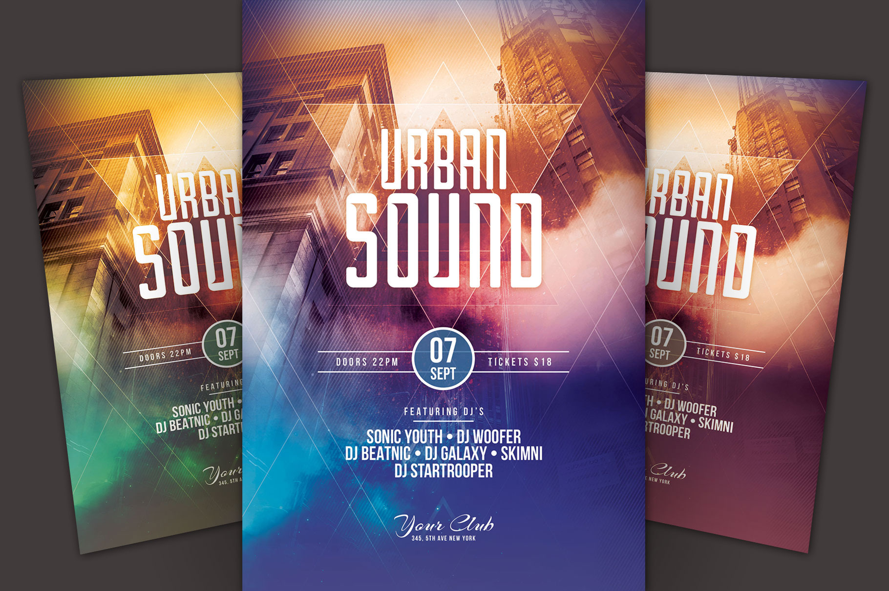 Urban Sound Flyer, a Flyer Template by styleWish