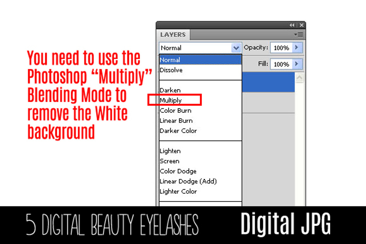 Beauty Eyelashes Makeup Overlay, a Layer Style Add-On by HaywireMedia ...