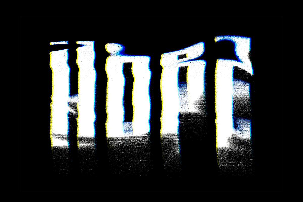 Distortion Glitch Text Effect, a Layer Style Add-On by Design Squad