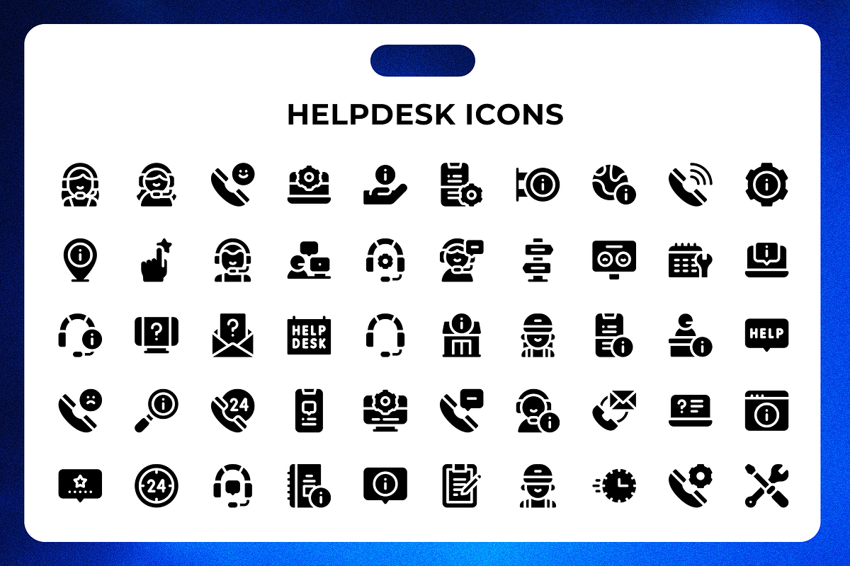 Helpdesk Icons, an Icon by Wencory