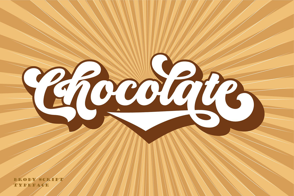 Brody Script & Extrude, a Script Font by joelmaker