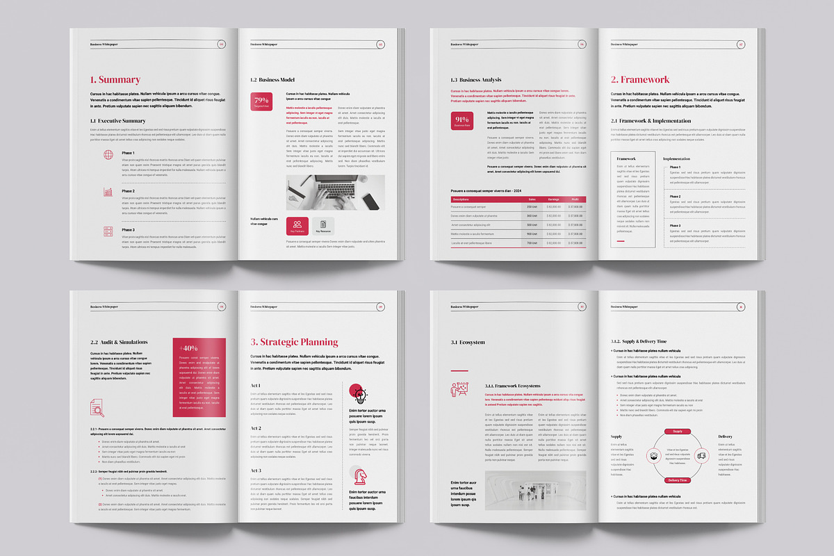 White Paper Bundle, a Brochure Template by Orcshape Studio