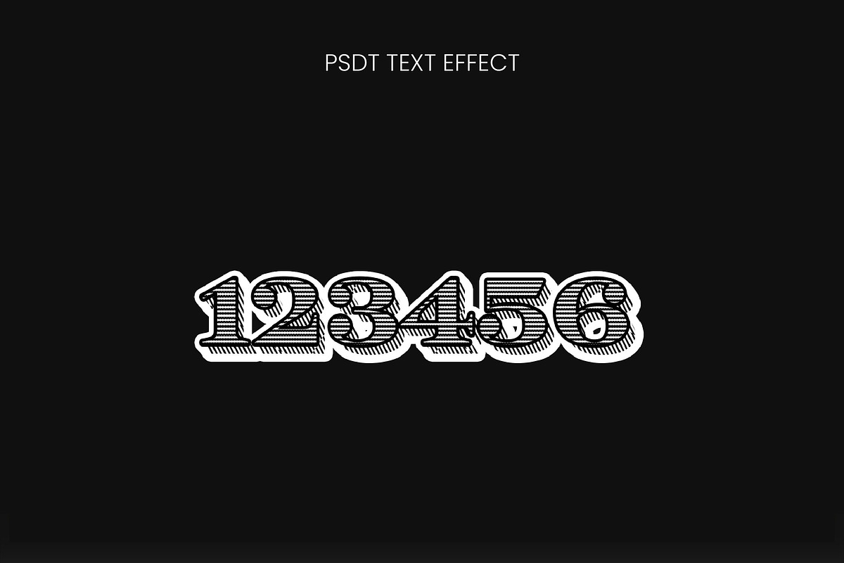 Engraved Victorian Text Effect, a Templates & Theme by studiogstock