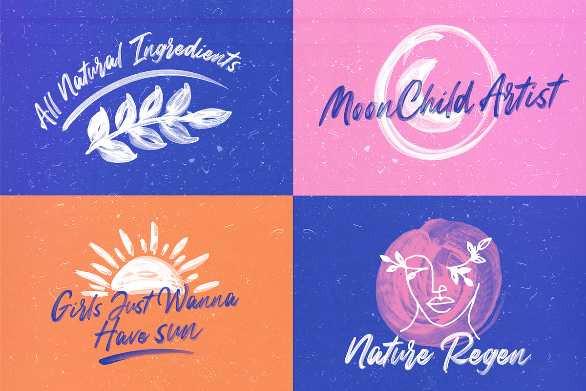 Peachy Keen Font Collection, a Font by ReveryWorks