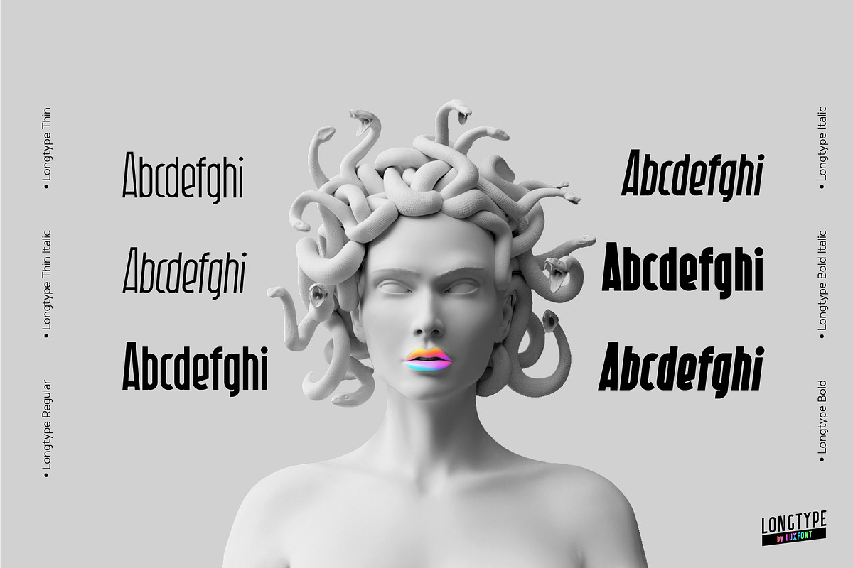 Longtype. Sans Serif font family., a Sans Serif Font by Luxfont ...