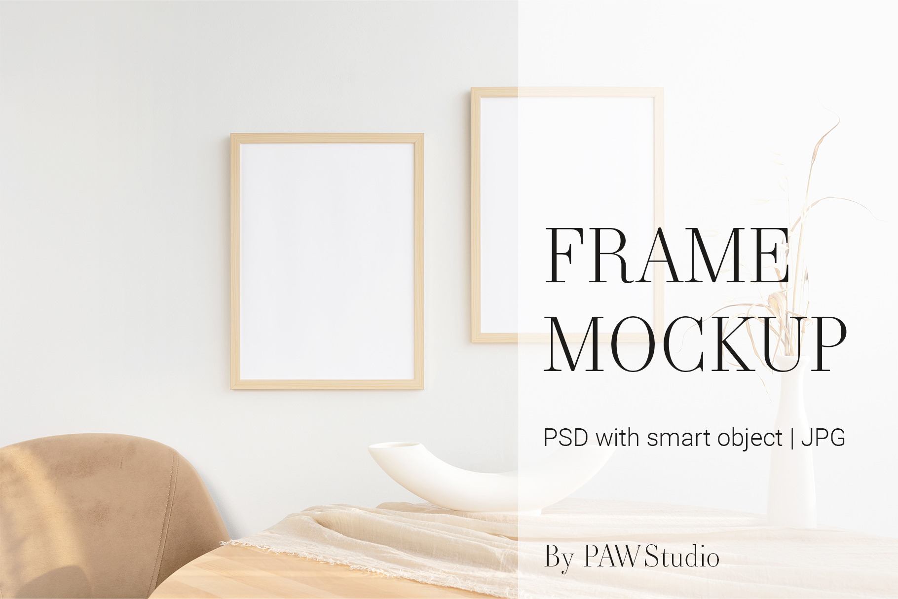 Photo Frame Mockup 3x4, a Product Mockup by PawMockups | Creative Market