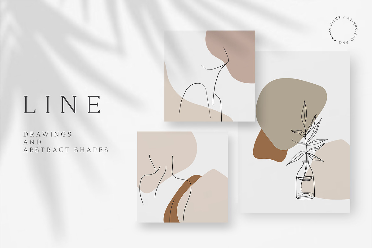 LINE / Drawings & Abstract Shapes, an Object Graphic by funderful
