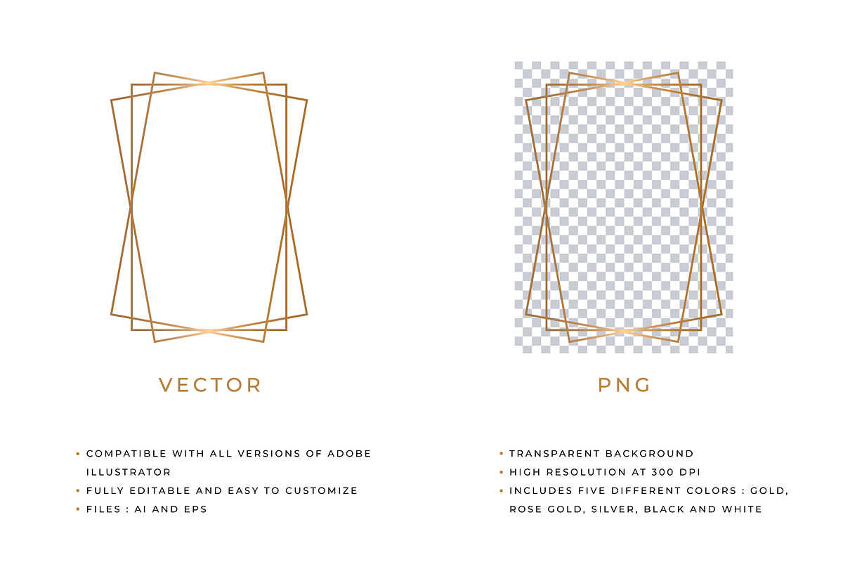 20 Geometric Frames