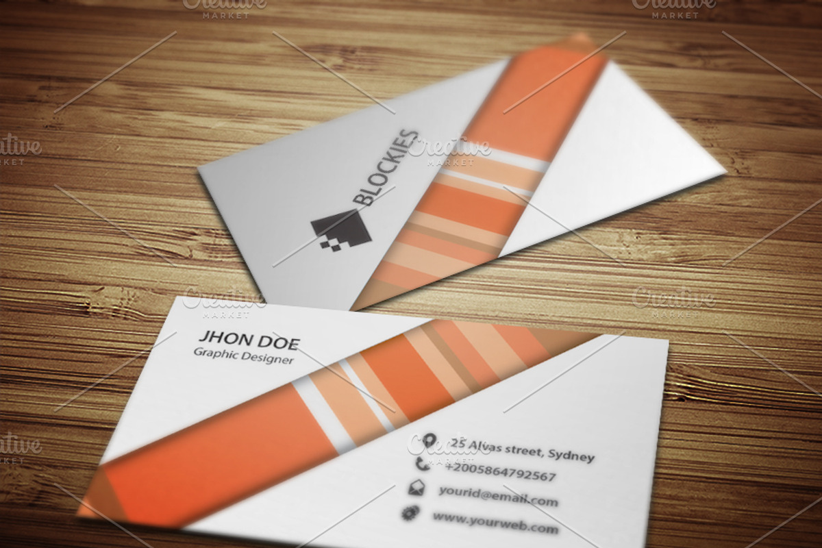 Exclusive Business Card Template, a Business Card Template by Pentaclay ...