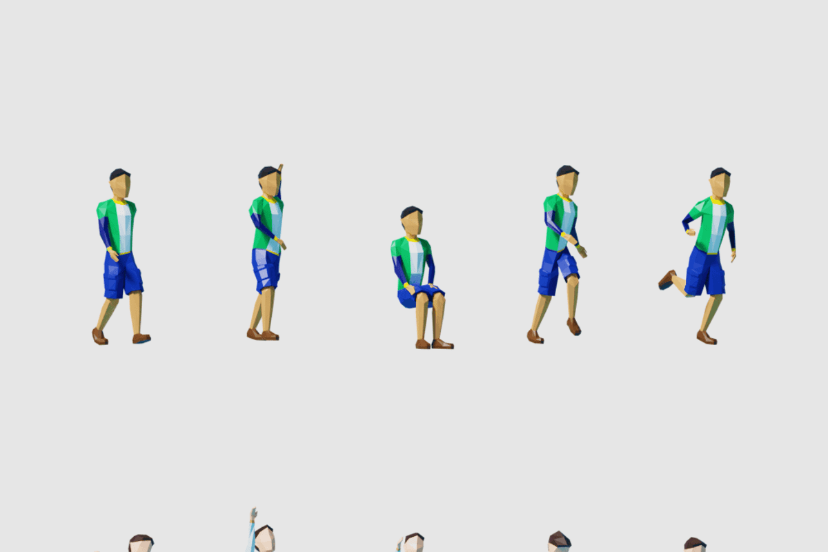 Spring People, a Characters & Person 3D Model by Studio Ochi