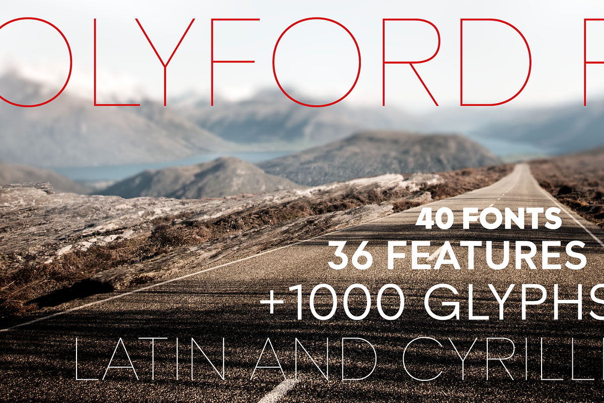 Olyford Pro - Sans Serif Typeface