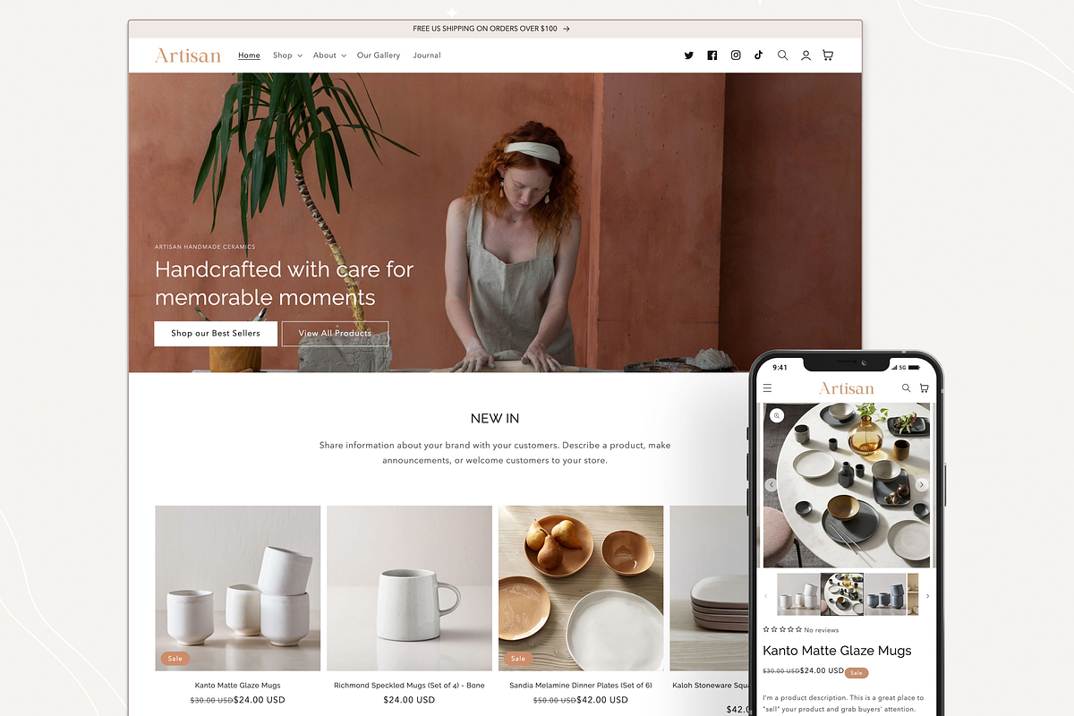 Artisan - Arts & Crafts Shopify Theme | Creative Market